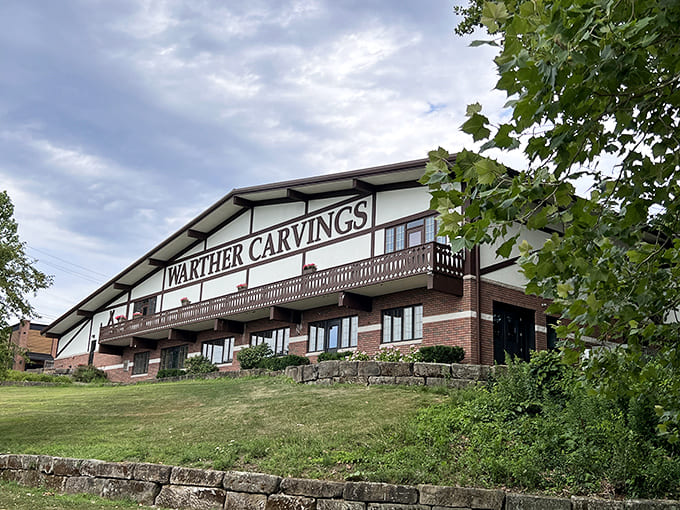 The Ernest Warther Museum showcases how one man's passion for carving transformed wood into masterpieces that continue to astonish visitors.