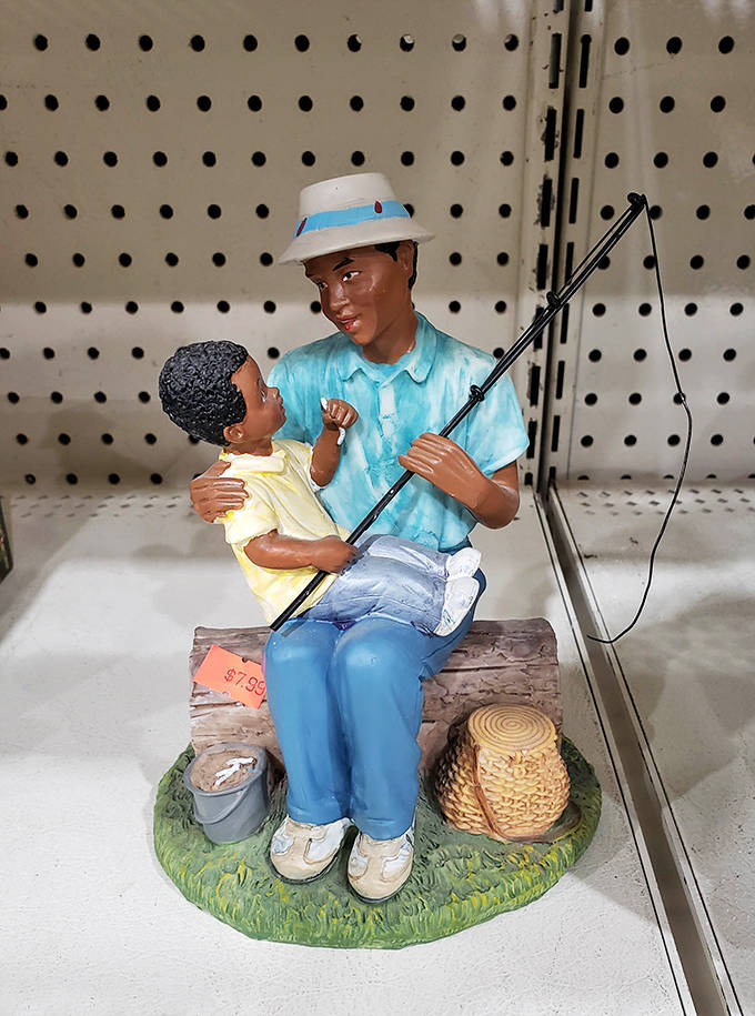 This touching father-son fishing figurine captures a timeless Minnesota tradition &ndash; teaching the next generation that patience isn't just a virtue, it's a fishing requirement.