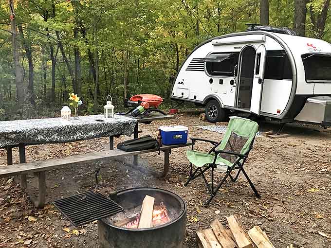 Camping nirvana: where s'mores are gourmet cuisine and stars provide the evening entertainment that beats any streaming service.