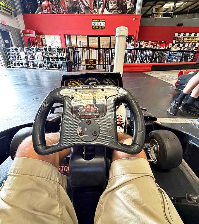 Hands grip the wheel as feet hover between pedals &ndash; that split-second decision between brake and accelerator separates podium finishers from participants.