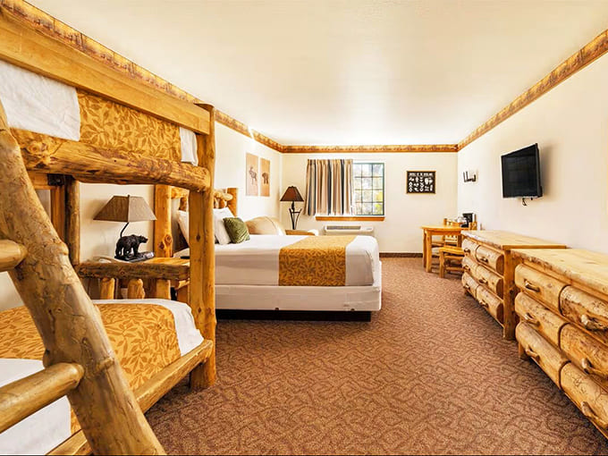 Family suites with bunk beds solve the age-old question of where everyone sleeps, while making kids feel like they're at the world's best sleepover.