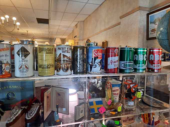 Beer can collections showcase decades of brewing history and graphic design, turning beverage containers into legitimate works of art.