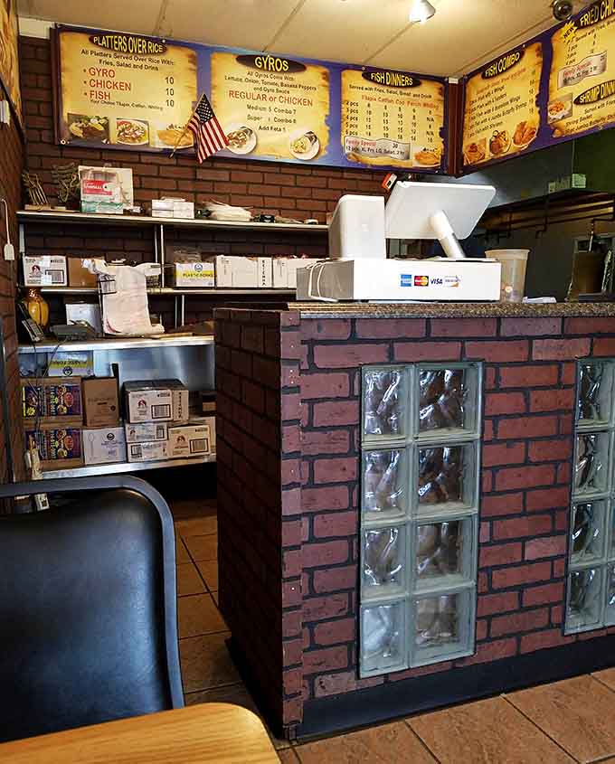 The order counter where magic happens and decisions get made, though choosing is the hardest part here.