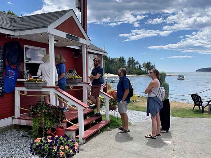 The line at the counter moves fast, but even waiting feels pleasant when you're this close to legendary lobster stew.