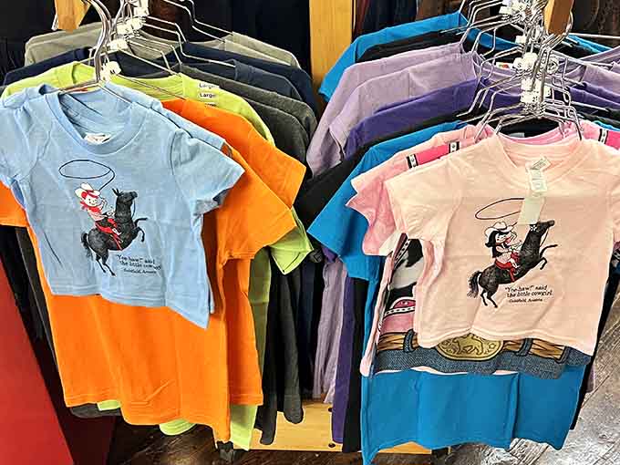 These graphic tees actually feature clever designs you'd wear proudly, celebrating local flavor with humor and style that works.