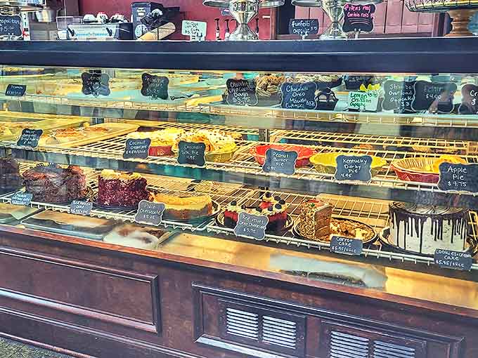 A glass-fronted gallery where sugar, butter, and flour achieve their highest calling.