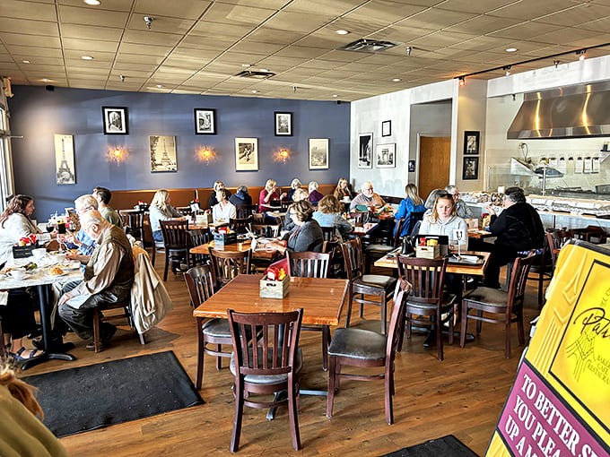 The dining room buzzes with the happy murmur of people having experiences worth remembering, not just meals worth eating.