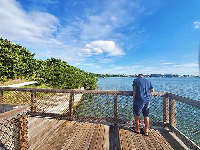 Sometimes the best vacation moments happen when you simply stand still, letting the panoramic bayou views wash away everyday worries.
