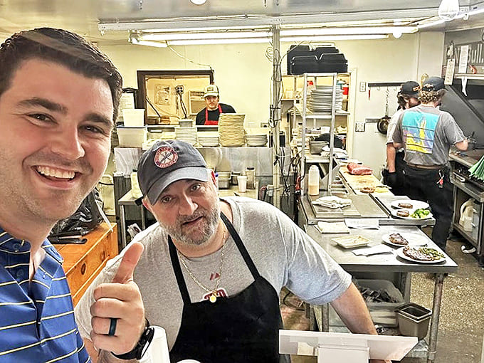 Where the magic happens &ndash; skilled hands transforming quality ingredients into memorable meals without any unnecessary fuss.