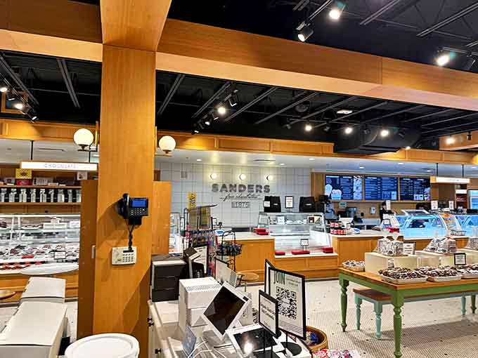 Sanders' interior combines modern efficiency with nostalgic charm &ndash; like your favorite grandparent who somehow also understands TikTok.