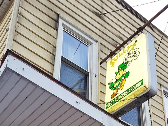 That iconic sign &ndash; a beacon of hope for the hungry, promising "Best Burgers Around" with a wink and a nod.