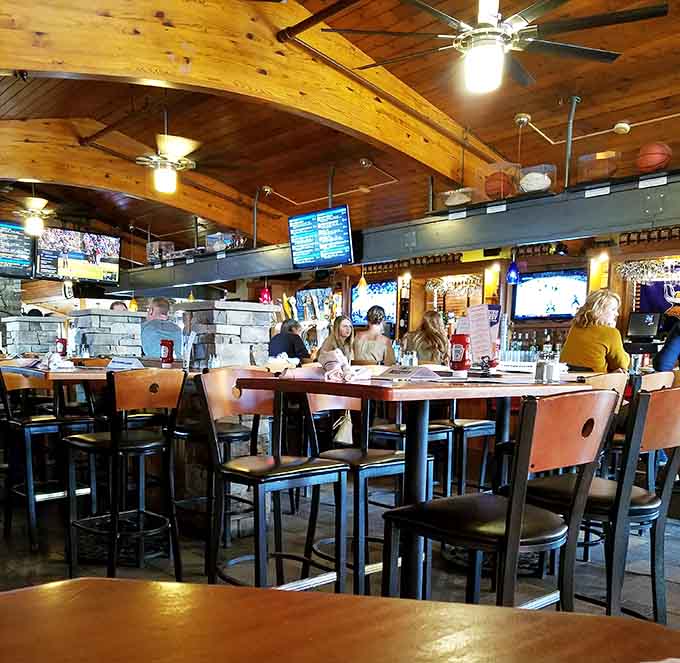 Happy diners enjoying great food is the universal language of a restaurant doing everything right.