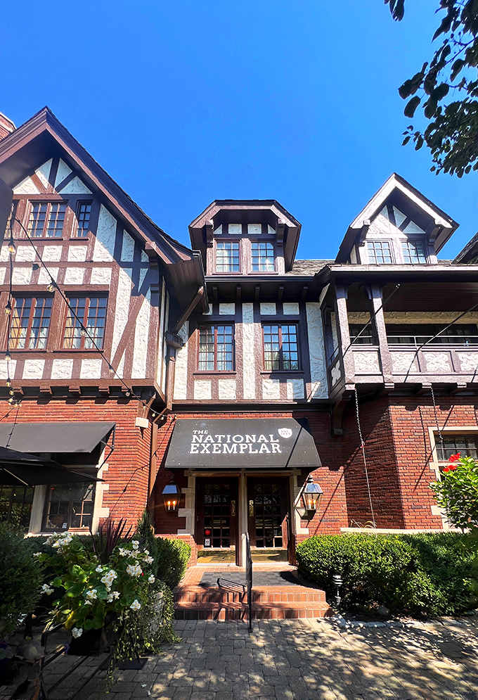 The National Exemplar: Where ordering a burger somehow feels like participating in a sophisticated cultural exchange program.