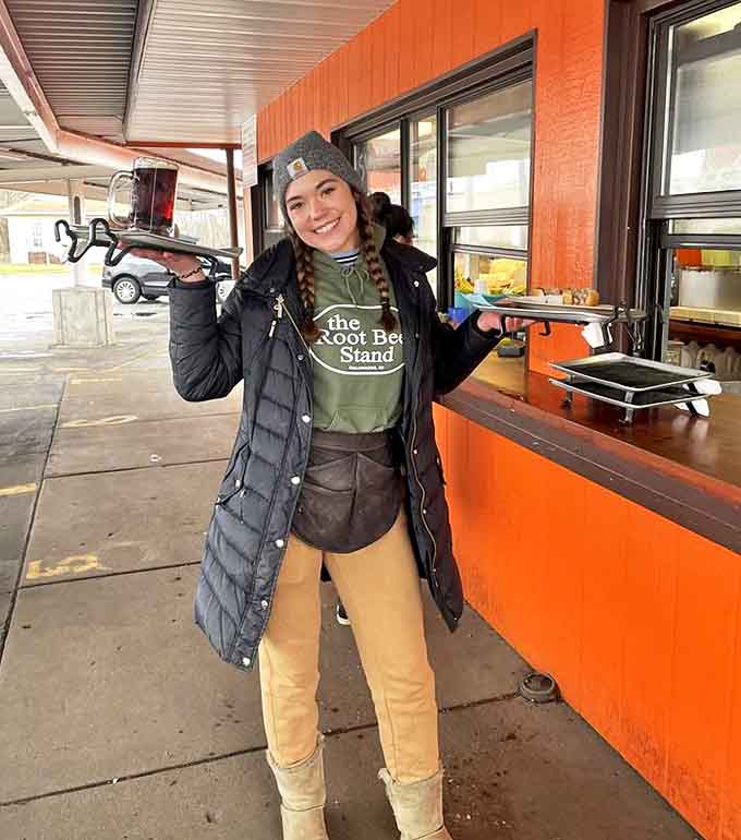 Friendly staff ready to serve up smiles alongside those famous chili dogs &ndash; the human touch that makes every visit special.