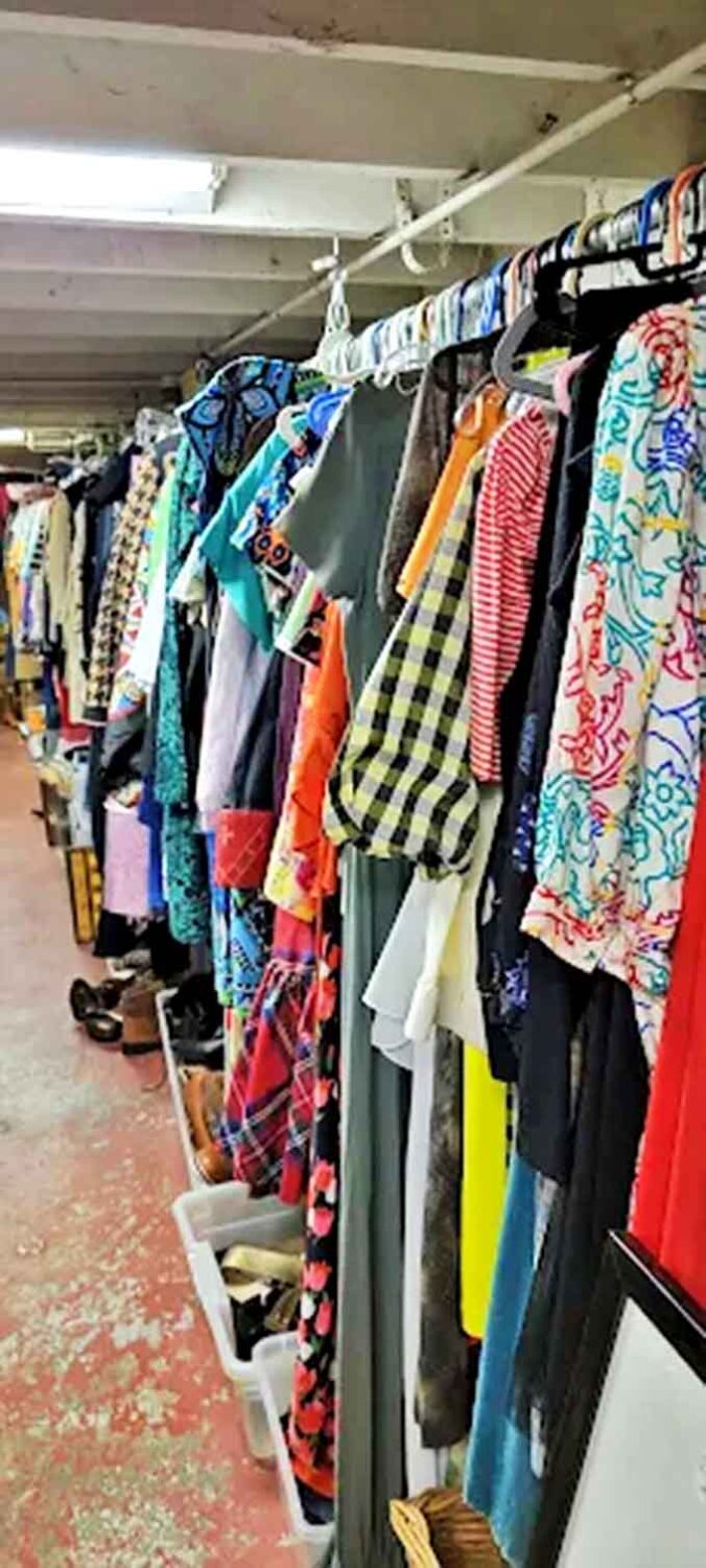 Vintage clothing racks bursting with patterns and possibilities &ndash; each garment carrying stories and style that fast fashion could never hope to replicate.