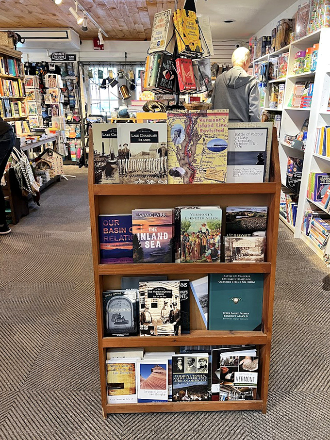 The carefully curated book section offers literary treasures about Vermont and beyond &ndash; food for thought to accompany food for stomach.