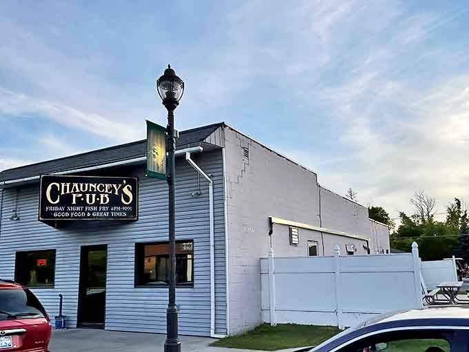 Chauncey's Pub anchors the community with its legendary Friday fish fry, where regulars don't need menus.
