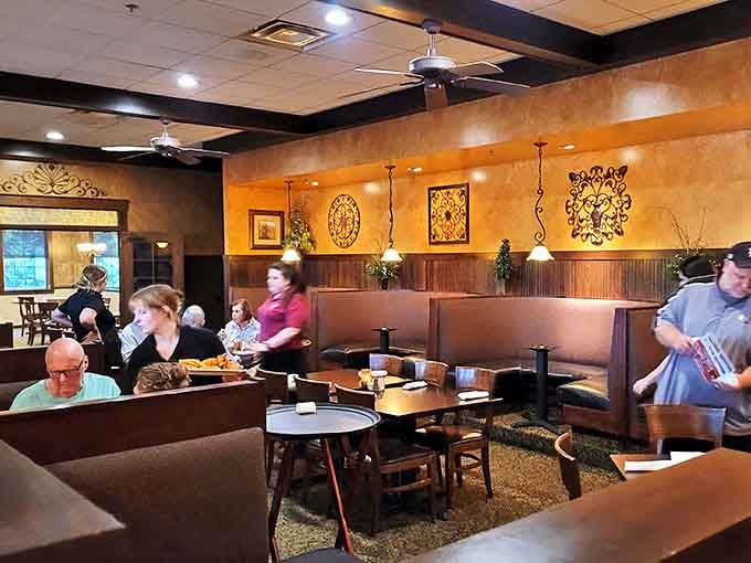 A bustling dining room filled with happy patrons proves that the best advertising isn't on billboards &ndash; it's on satisfied faces.