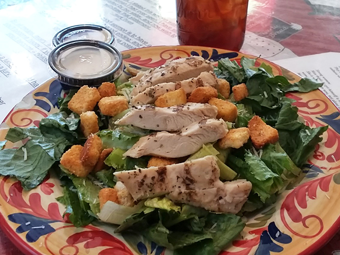 Perfectly seasoned chicken atop garden-fresh greens &ndash; the guilt-free option that doesn't sacrifice an ounce of flavor.