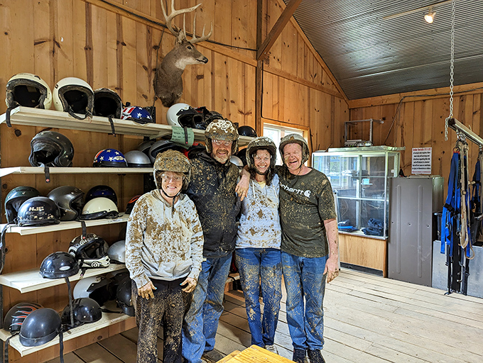 When your clothes match the mud on your vehicle, you know you've had a successful day at NevilleBillie Adventure Park.