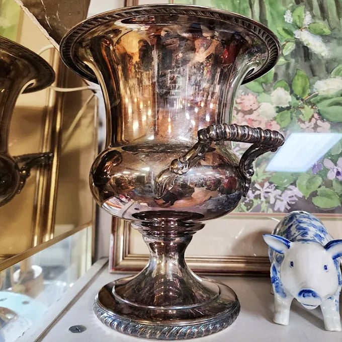 This gleaming champagne bucket has probably witnessed more celebrations than most professional party planners ever will.