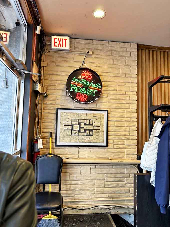 Vintage neon signs and nostalgic touches remind diners they're eating in a place where Chicago breakfast history was made and continues.