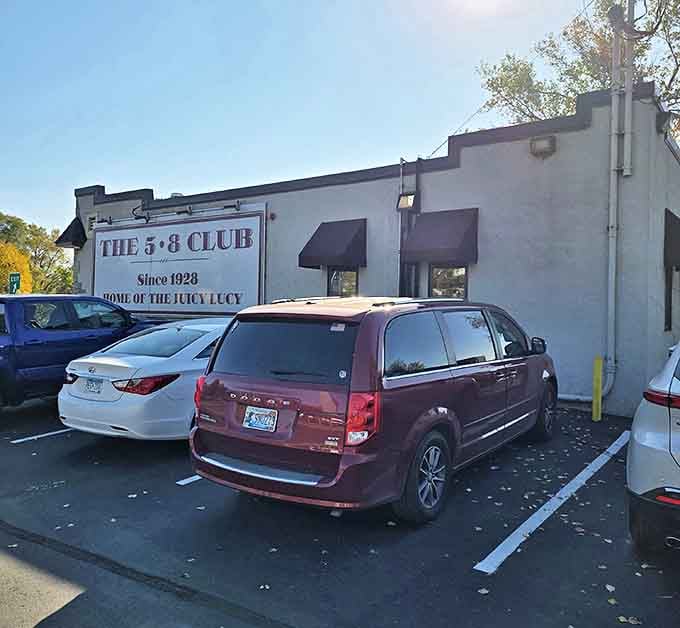 The parking lot welcomes visitors from all walks of life &ndash; good food is the great equalizer at this Minneapolis landmark.