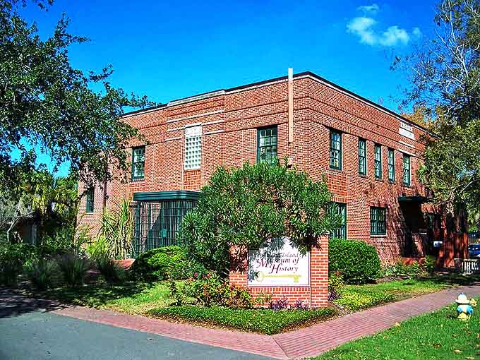 The Amelia Island Museum of History resides in a brick building that's seen more history than most textbooks, with stories practically seeping from the walls.