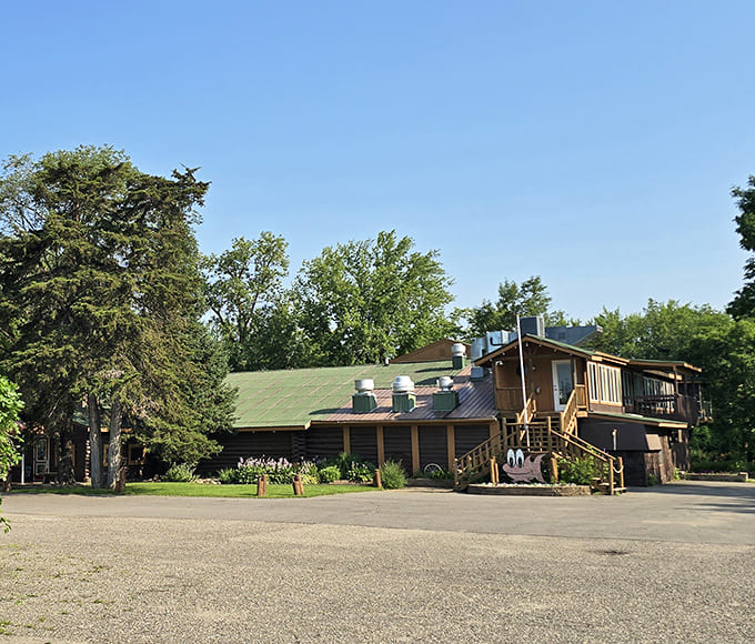 The sprawling exterior shows Anton's sits on generous grounds, giving diners plenty of space to arrive and depart comfortably.