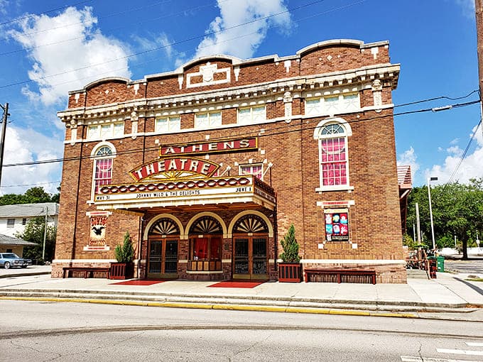 This 1920s architectural gem has been lovingly restored to its former glory. The shows inside are as spectacular as the marquee outside!