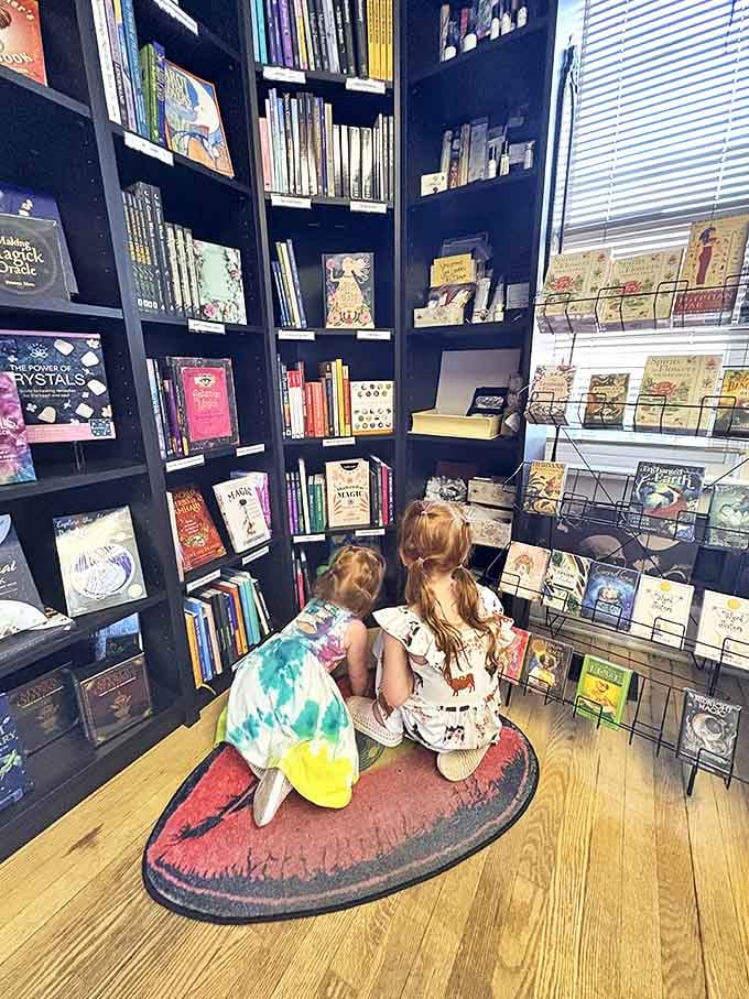 Young explorers discover that the best adventures start between pages, especially when surrounded by shelves designed just for curious minds.