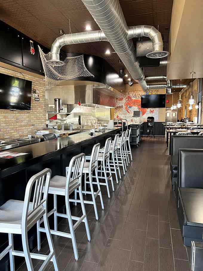 Another angle of this welcoming space that's seen countless seafood feasts and satisfied customers.