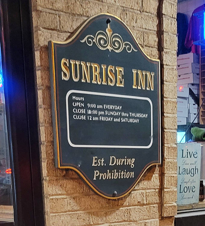 Early birds get the donuts! These hours haven't changed much over the decades, a comforting constant in an ever-changing world.