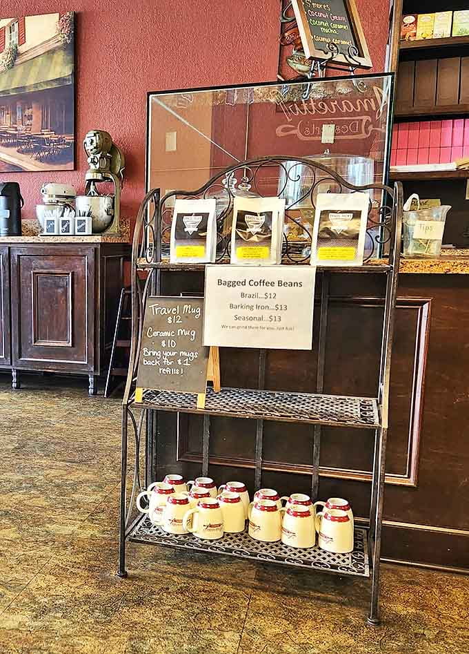 Take-home beans and mugs promise to bring a taste of Amaretti to your kitchen &ndash; minus the pastry case temptations.