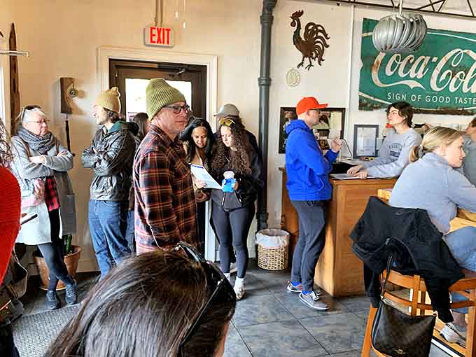 The weekend wait is a social affair, with regulars and first-timers bonding over shared breakfast anticipation. Good things come to patient diners.