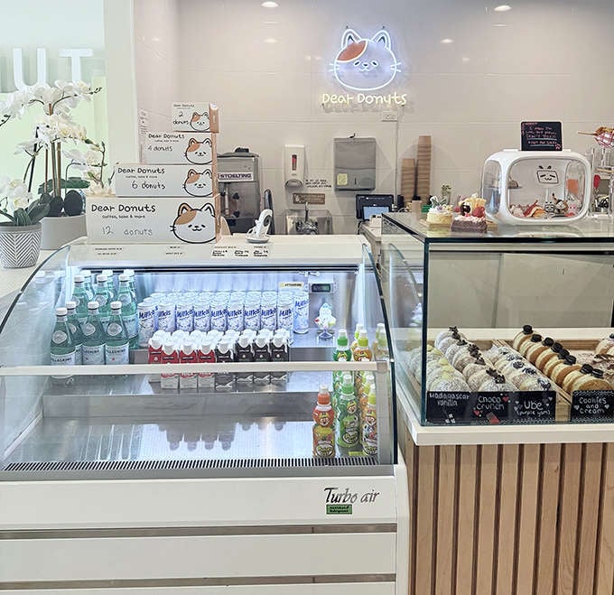 Display cases showing off the goods like a museum, except you're absolutely encouraged to touch and taste everything you see.