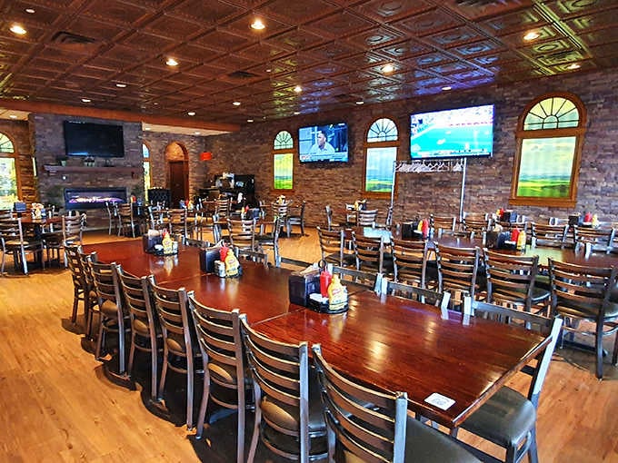 Tables waiting for memories to be made &ndash; where family gatherings and first dates share the same sacred sandwich space.