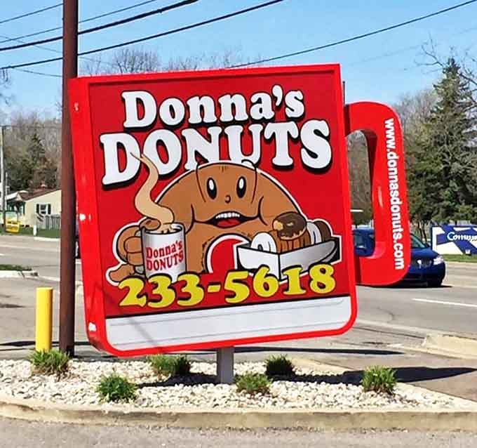 The iconic sign that's guided hungry Michiganders through snowstorms, economic ups and downs, and early morning sugar cravings since Kennedy was president.