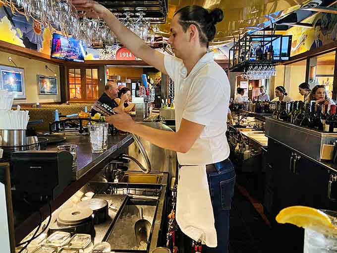 Skilled hands behind the bar craft drinks with the kind of attention to detail that separates good cocktails from great ones.