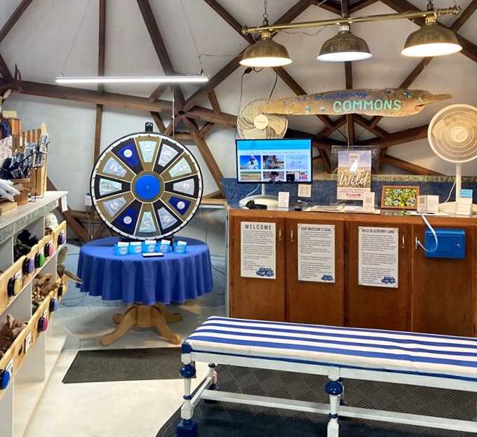 The spin wheel adds a playful element to the Wild Blueberry Land experience, offering surprises for lucky visitors.