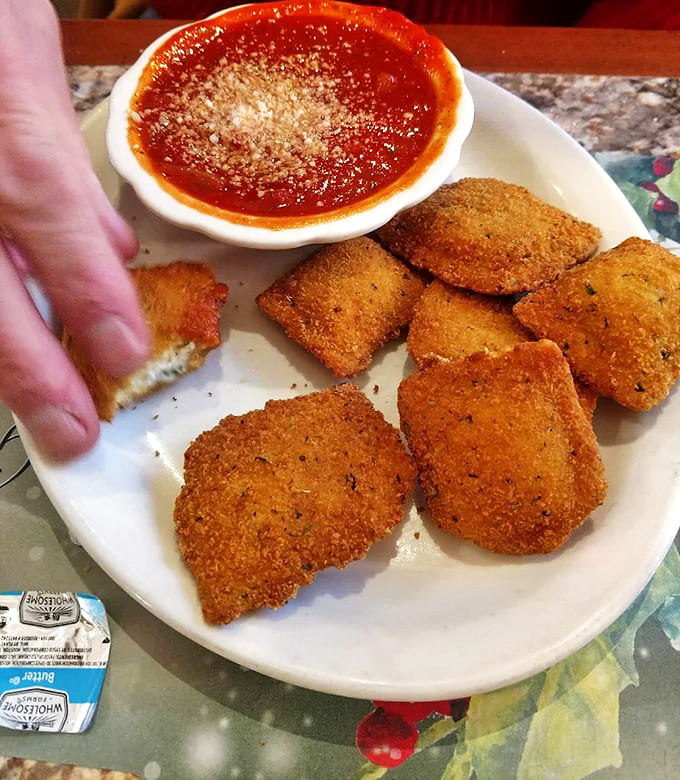 Crispy exterior, creamy interior, and marinara for dipping – these appetizers might make you reconsider your entrée plans entirely.