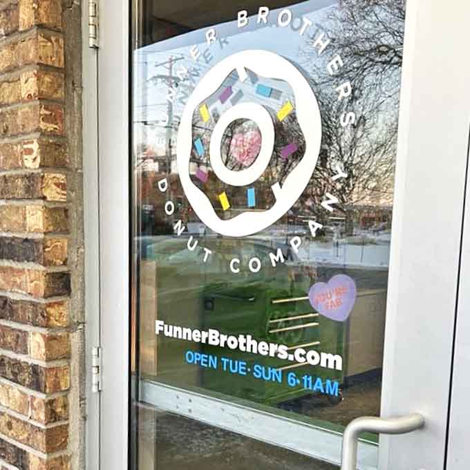The store hours reveal the golden rule of artisanal donut shops &ndash; arrive early or risk the heartbreak of finding empty display cases.