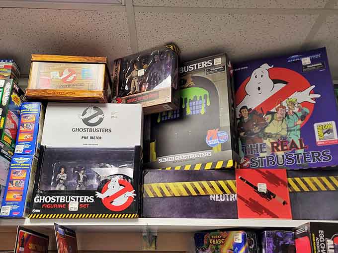 Who ya gonna call when you need a nostalgia fix? The Ghostbusters section, where paranormal collectibles await new homes.