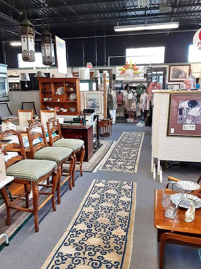 Elegant dining sets await their next dinner party, ready to elevate Tuesday night takeout into a scene from Downton Abbey.