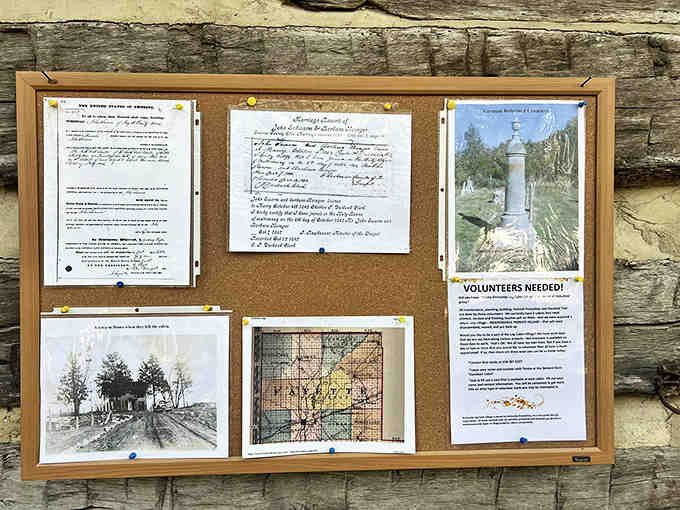 History comes alive through these carefully preserved documents and photographs, connecting modern visitors to the people who once called these cabins home.