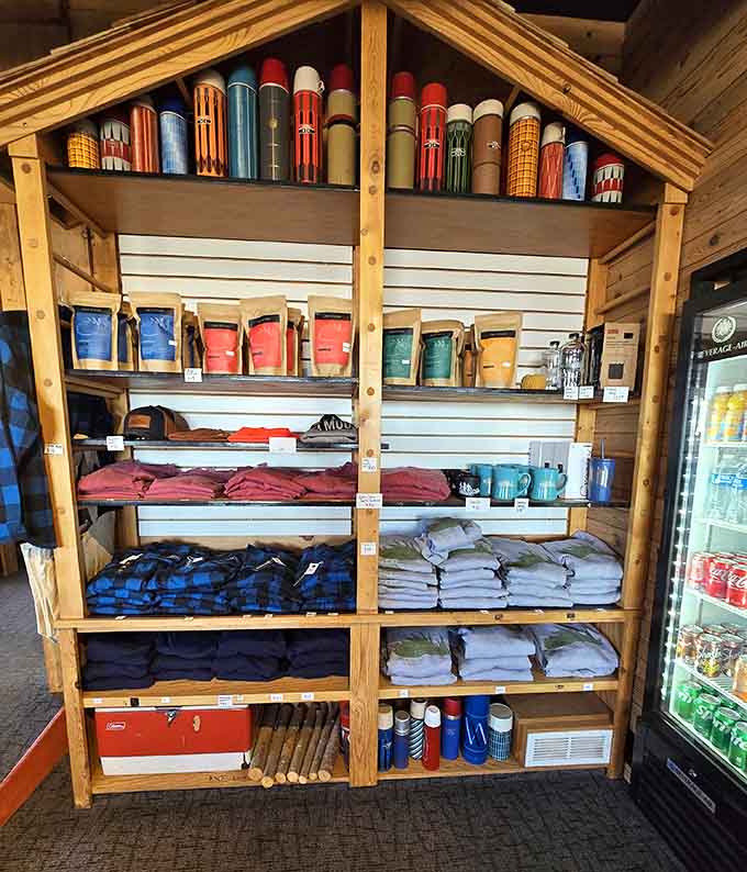 Take home some Java Moose merchandise so you can pretend you're back in Grand Marais every morning.