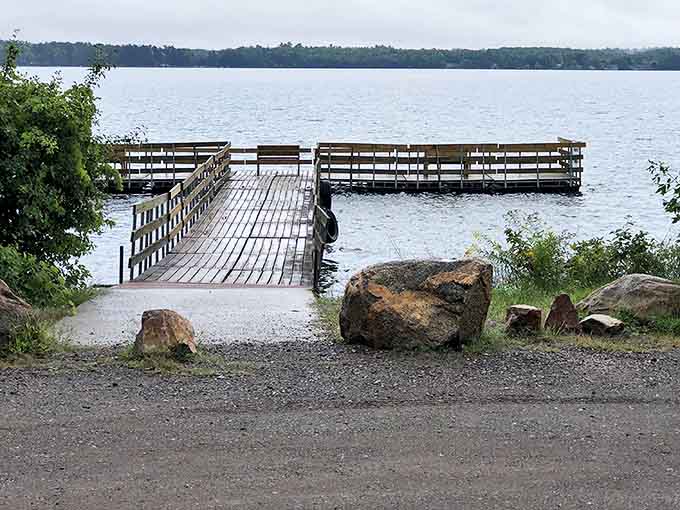 Jim and Ida Goulette Park offers waterfront tranquility where fishing poles and peaceful thoughts are the only requirements for entry.
