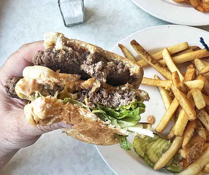 This isn't just a burger &ndash; it's a commitment. The kind of hand-formed patty that reminds you why fast food burgers are just distant, sad relatives.