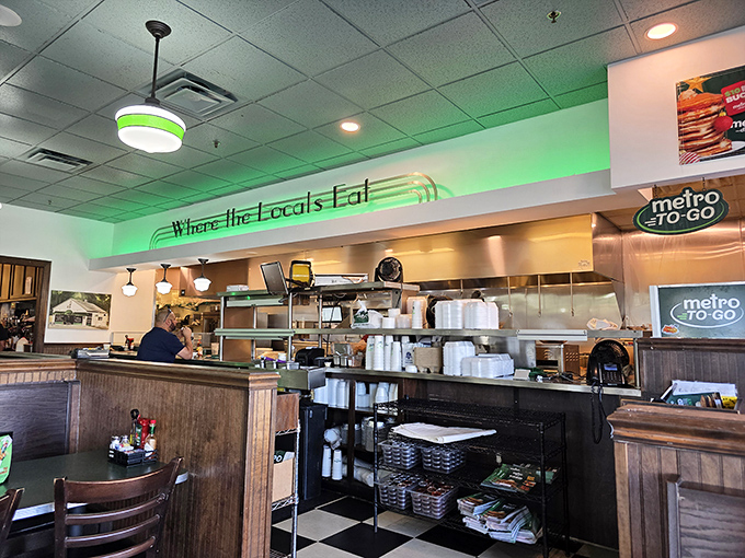 "Where the Locals Eat" isn't just a slogan &ndash; it's a promise delivered from this bustling, open kitchen.