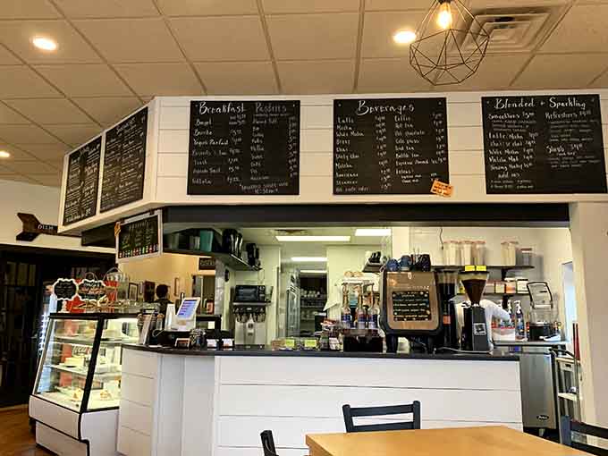 The order counter serves as command central, where friendly staff help navigate the menu and ensure your meal exceeds expectations every single time.